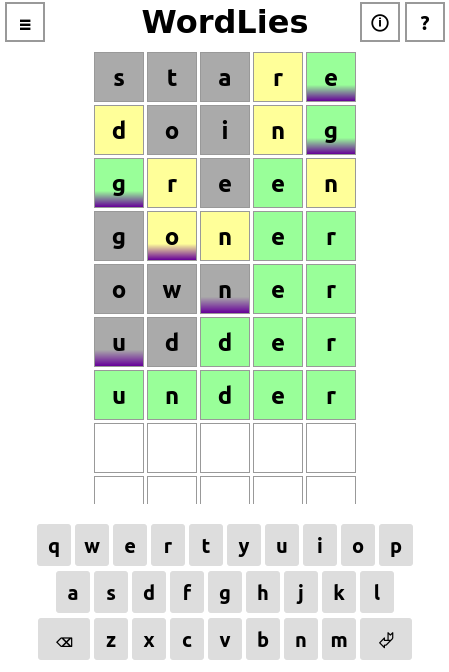 Word Lies - Dave Smith’s software portfolio